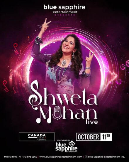 Shweta Mohan Live 2025 - Toronto Tamil