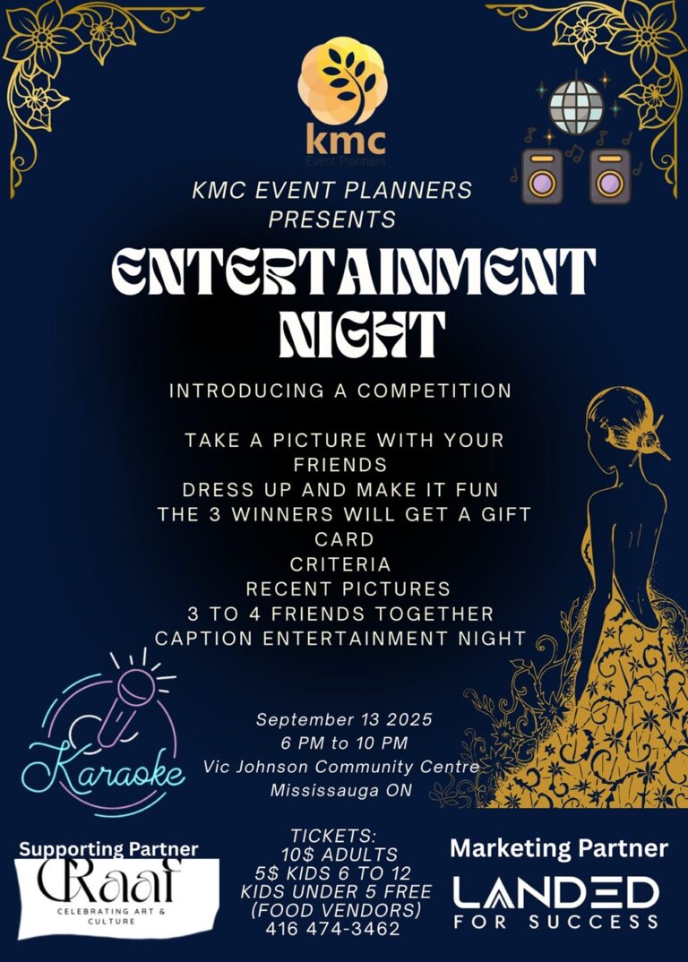 KMC Event Present - Entertainment Night - Toronto Tamil